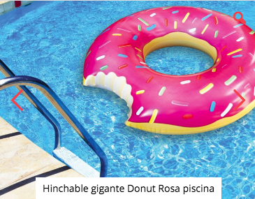 HINCHABLE GIGANTE DONUT ROSA - FragaGrafic
